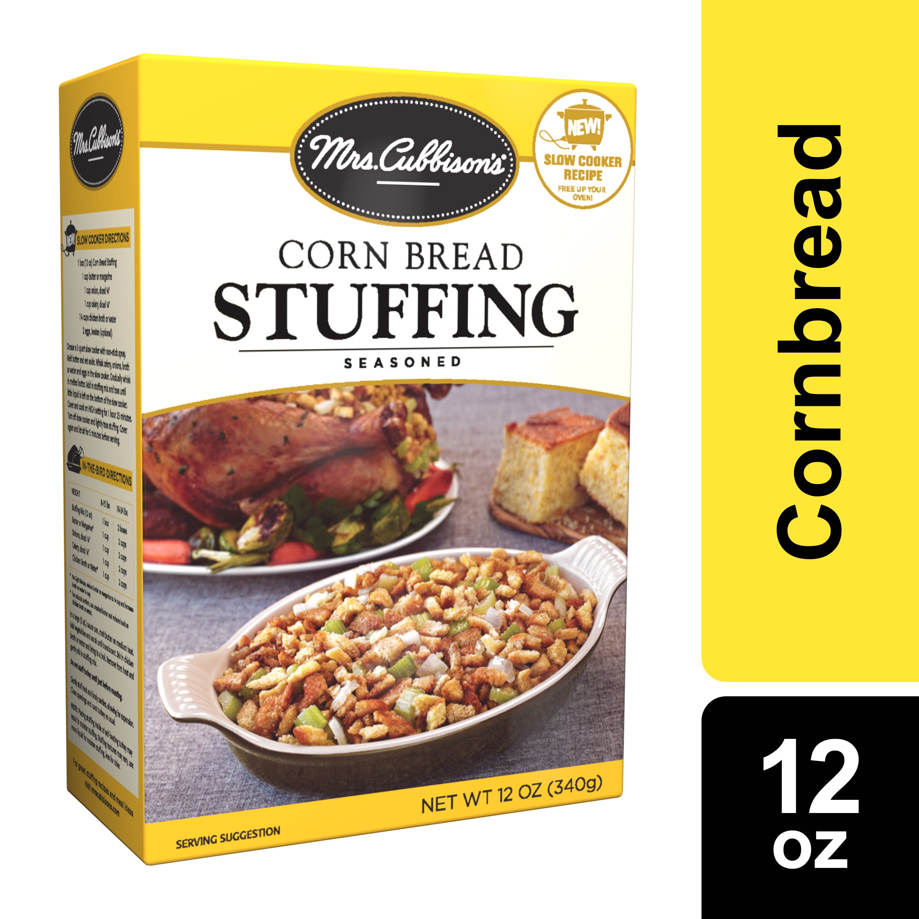 Mrs. Cubbison's Boxed Seasoned Cornbread Turkey Stuffing Mix, Stove Top ...