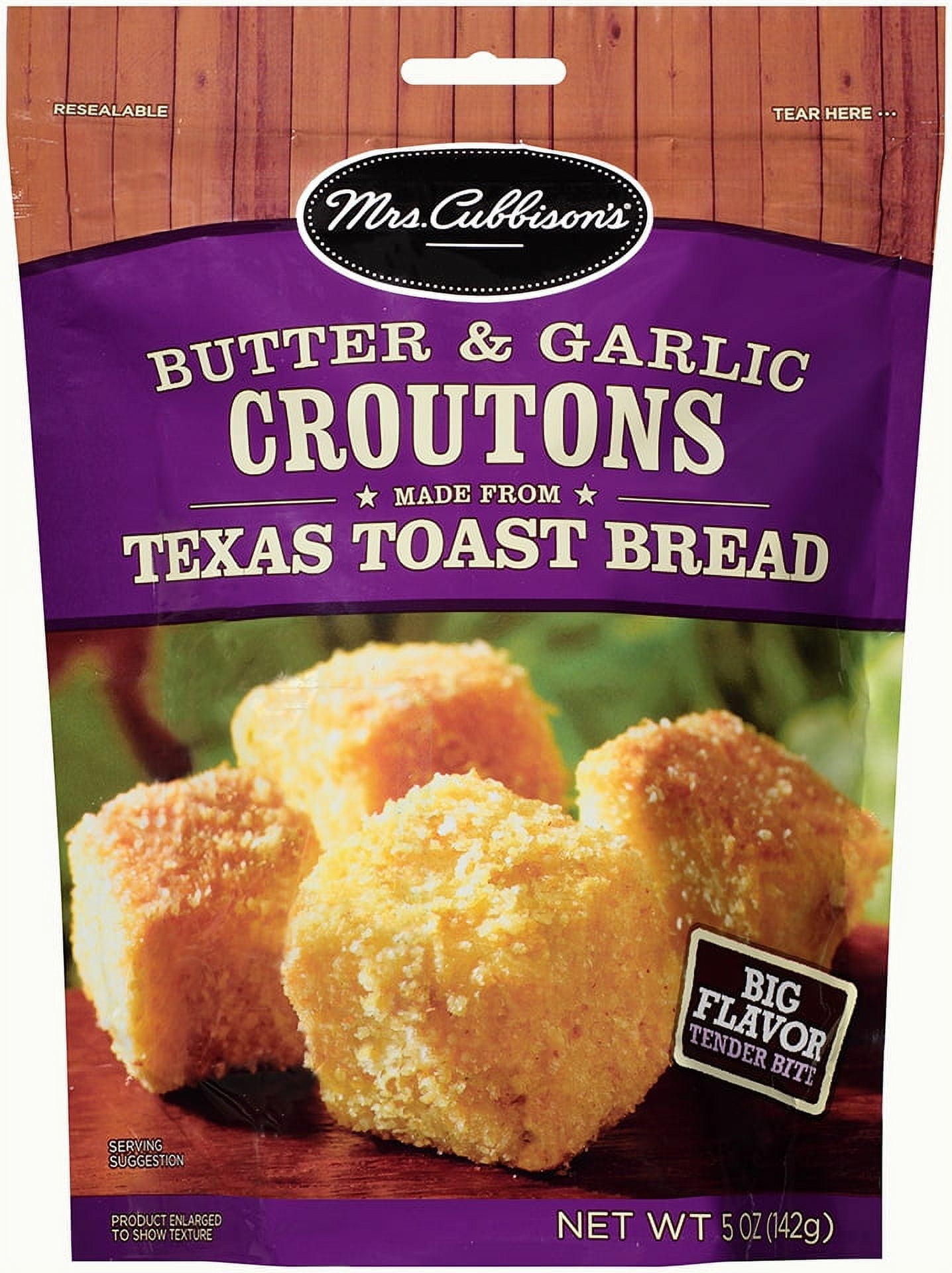 Mrs. Cubbison's Croutons, Butter & Garlic Texas Toast, 5 Oz - Walmart.com