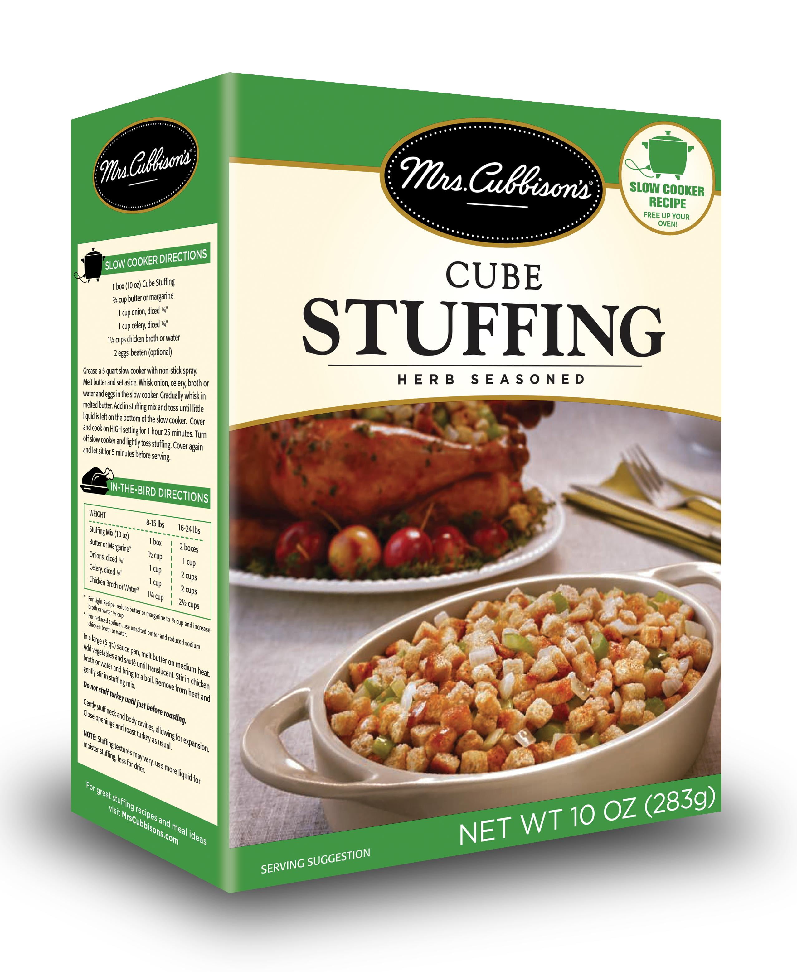 Mrs. Cubbison's Herb Seasoned Pack Of 1 Turkey Stuffing Box. - Walmart.com