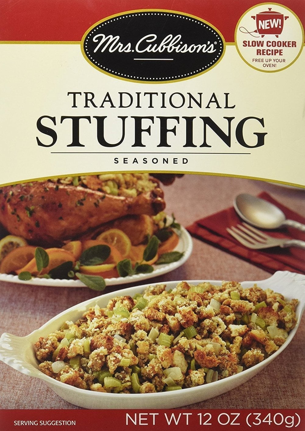 Mrs. Cubbison's Classic Herb Seasoned Stuffing, Fresh Bread, Pack of 4 ...