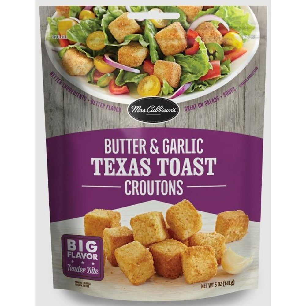 Mrs. Cubbisons Texas Toast Butter and Garlic Crouton, 5 Ounce -- 9 per ...