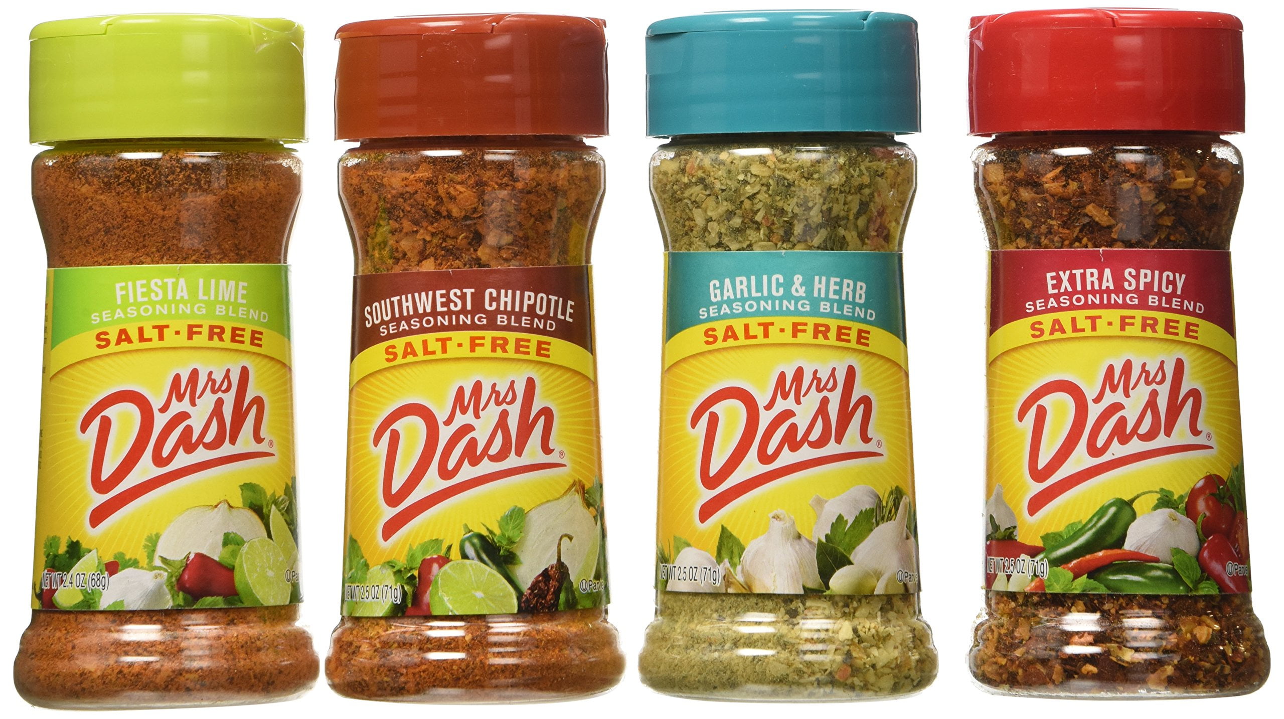Mrs. Dash Extra Spicy(2.5oz), VTF5 Southwest Chipotle(2.5oz), Garlic ...