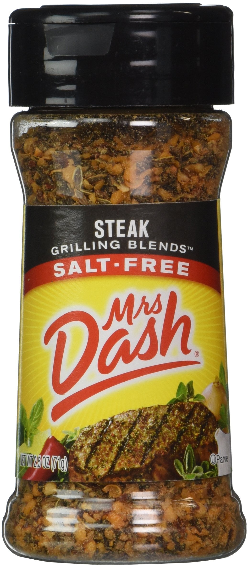 Mrs. Dash STEAK GRILLING IRF13 BLEND Salt-Free Seasoning 2.5oz (2-pack ...