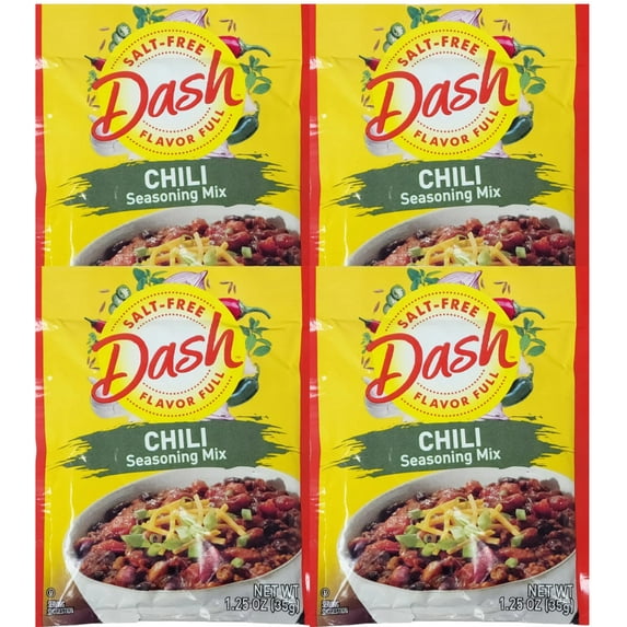 Mrs Dash Salt Free Chili MDA05 Mix (1.25 oz Packets) 4 Pack - Walmart.com