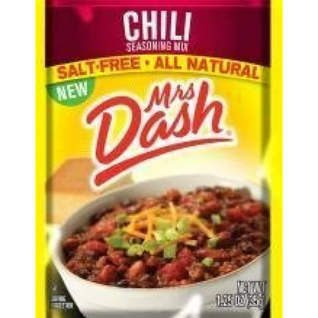 Mrs Dash Low Sodium Spice Package - Salt Free Chili Mix (1.25 Oz ...
