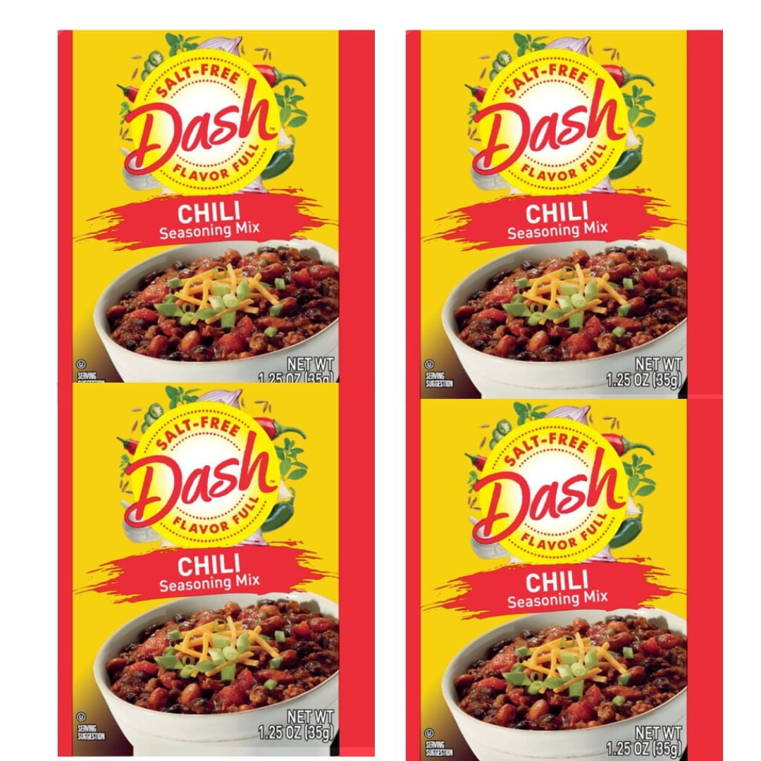 Mrs Dash Salt Free Chili Seasoning Mix (1.25 Oz Packets) 4 Pack ...