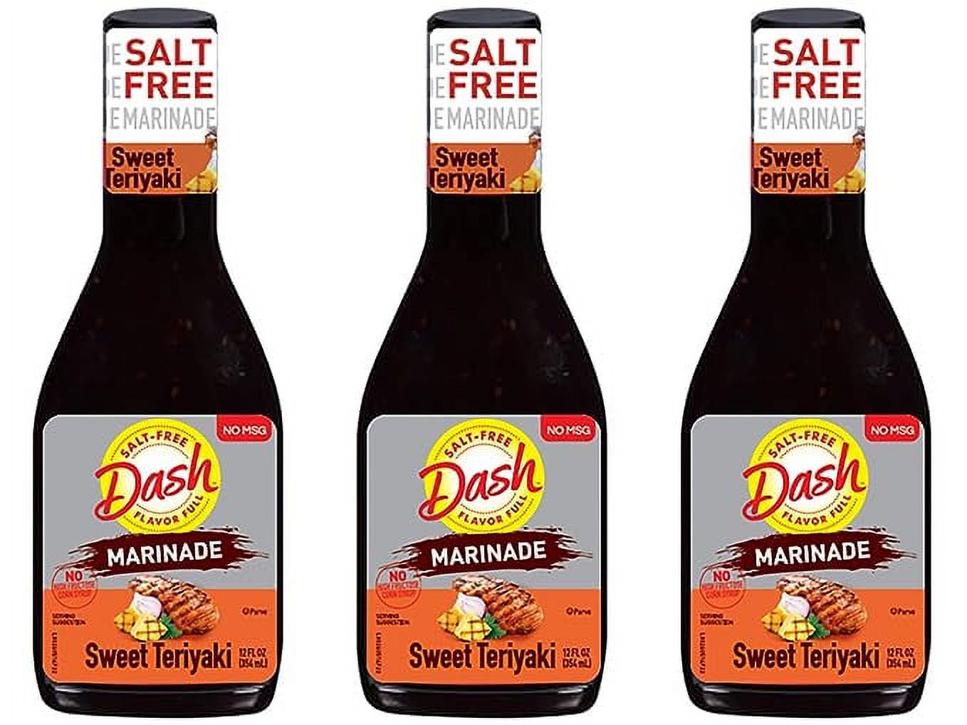 Mrs. Dash Salt Free Marinade 12 Oz Bottles 3 Pack Bundled by Louisiana ...