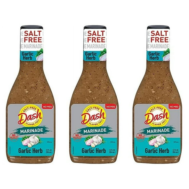 Mrs. Dash Salt Free Marinade 12 Oz Bottles 3 Pack Bundled by Louisiana ...