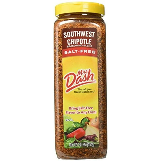 Mrs Dash Southwest Chipotle Chili Spices & Garlic Seasoning Blend, Salt ...