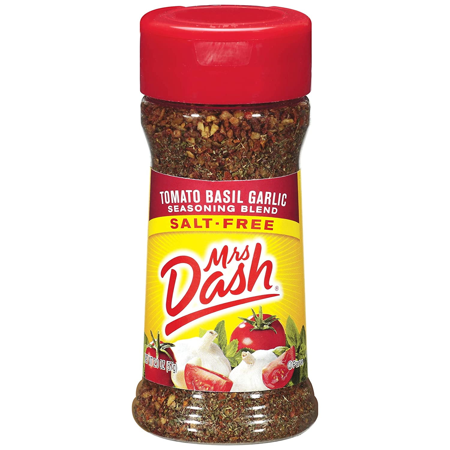 Mrs. Dash Tomato Basil Garlic Seasoning, Salt-Free, Sun Dried Tomatoes ...