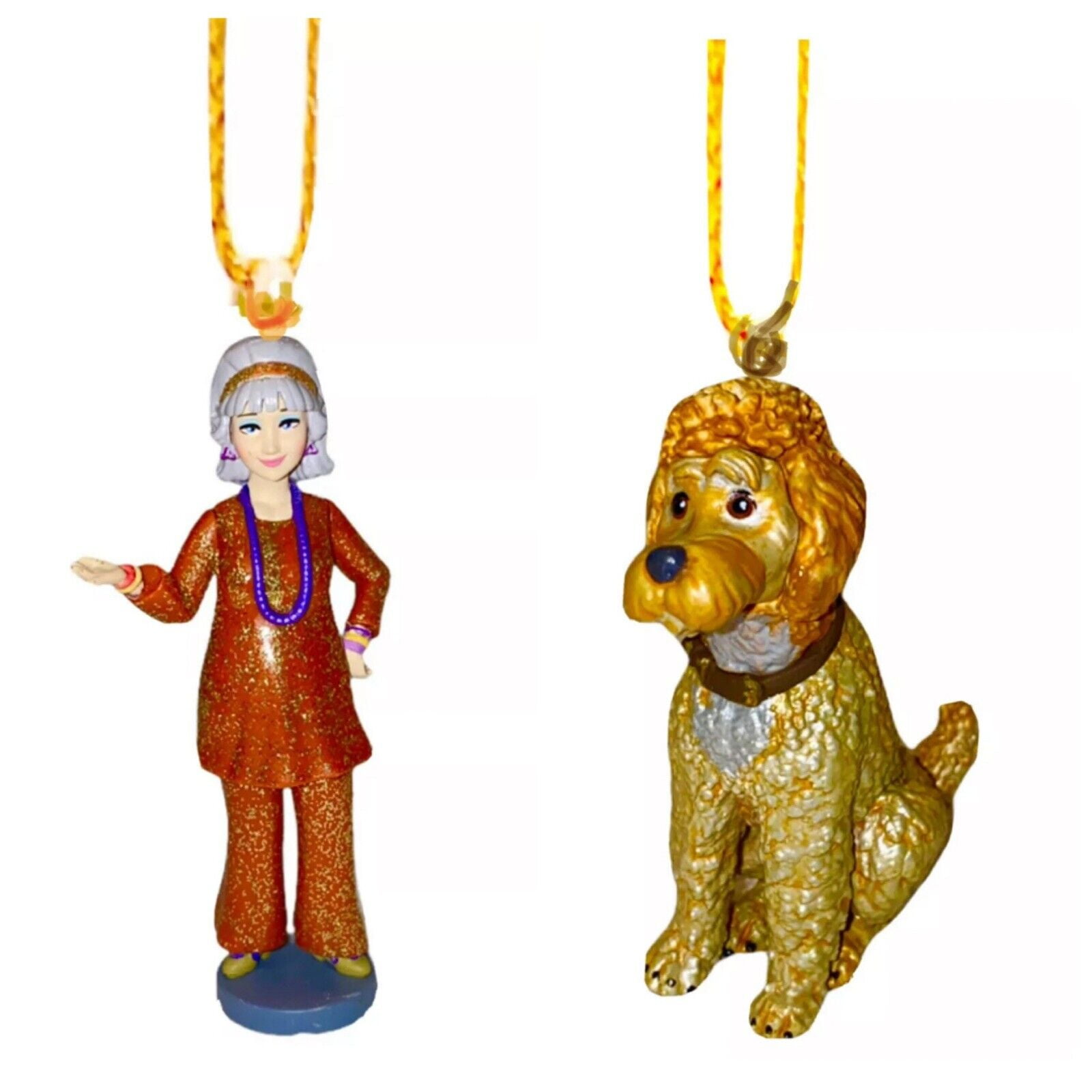 Mrs Devine & Frenchy Puppy Pvc Figure Figurine Ornament Charm Fancy ...
