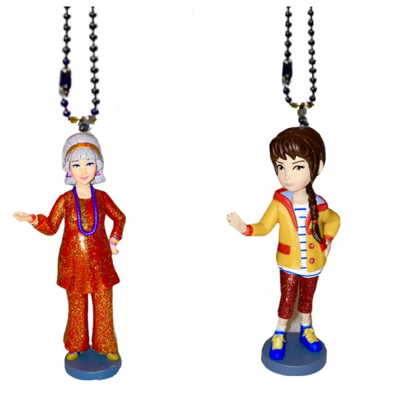 Mrs Devine & Grace Pvc Figure Figurine Keychain Dangler Ornament 3 ...