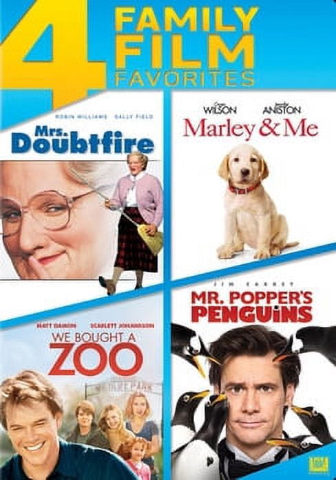 Pre-Owned Mrs. Doubtfire / Marley & Me / We Bought a Zoo / Mr. Popper's ...