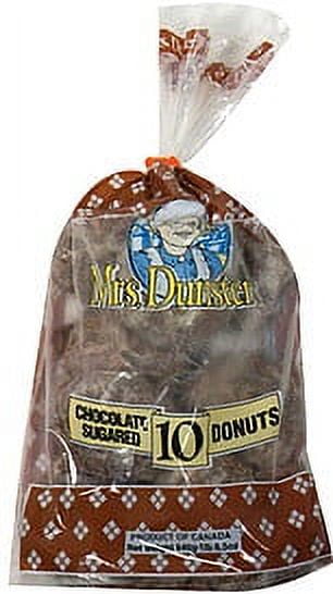 Mrs. Dunster's Choc Sugar Donuts 10 Pk - Walmart.com