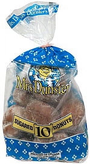 Mrs Dunster's Sugar Donuts 10 Pk - Walmart.com