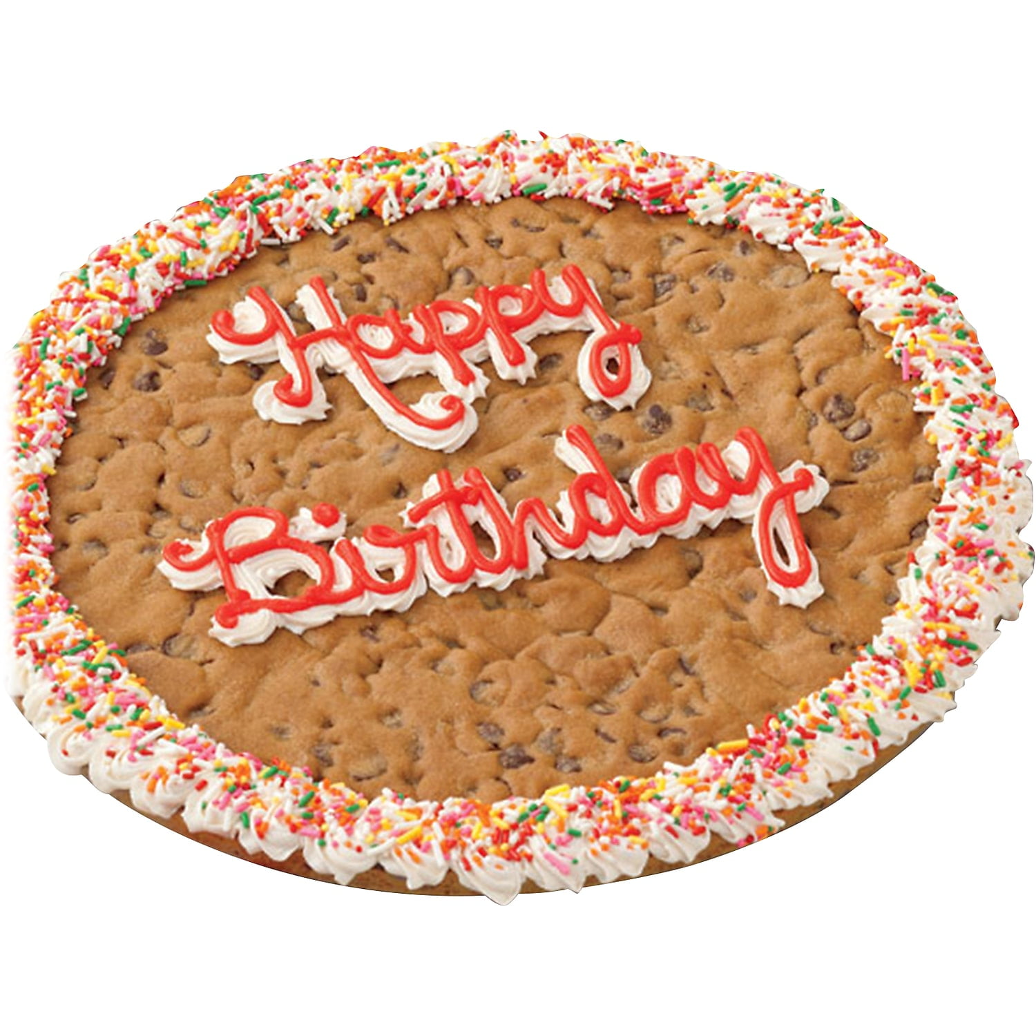 Mrs. Fields Birthday Chocolate Chip Cookie Cake (ST4680) - Walmart ...