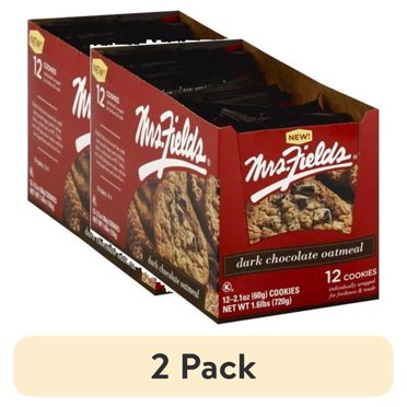 Mrs. Fields Milk Chocolate Chip Cookies, 2.1 Oz., 12 Count - Walmart.com