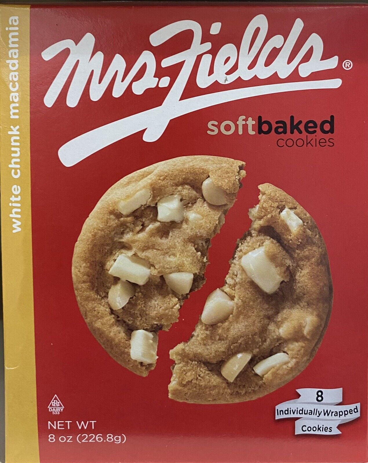 Mrs. Fields Soft Baked White Chunk Macadamia Cookies 8 Oz Box FREE SHIP - NEW - Walmart.com