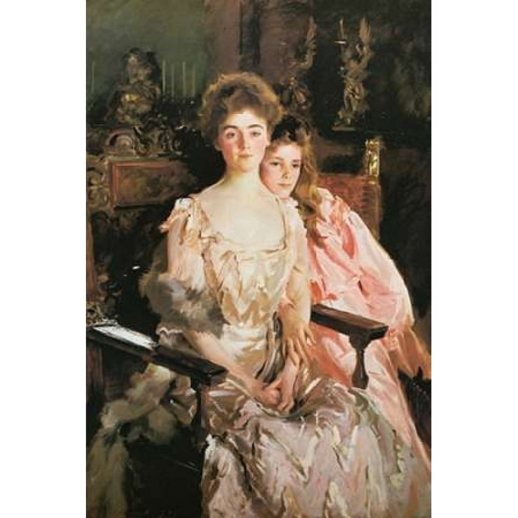 Mrs Fiske Warren and Daughter Rachel Poster Print by John Singer ...