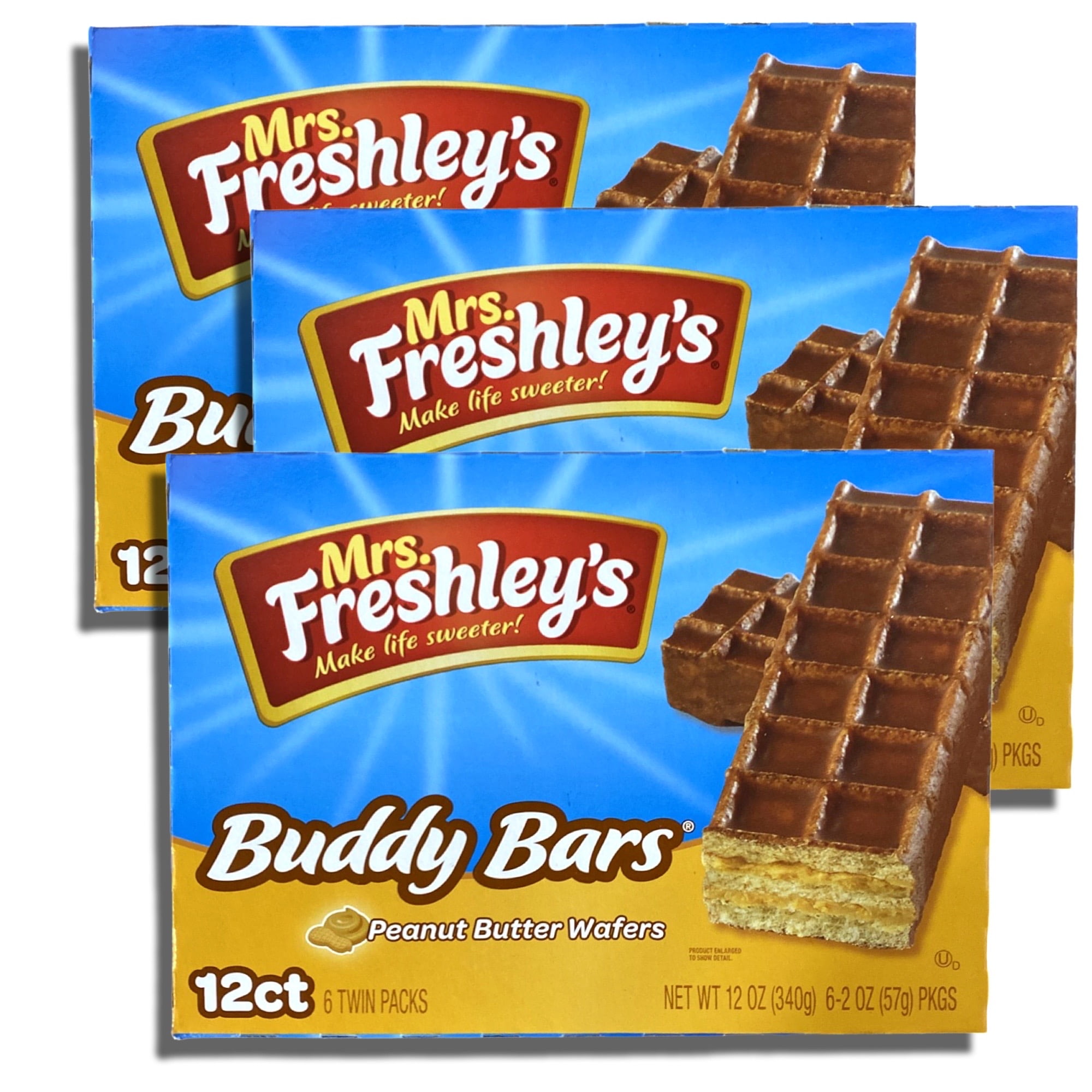 Mrs. Freshley's Mrs. Freshley's Buddy Bars Peanut Butter Chocolate ...
