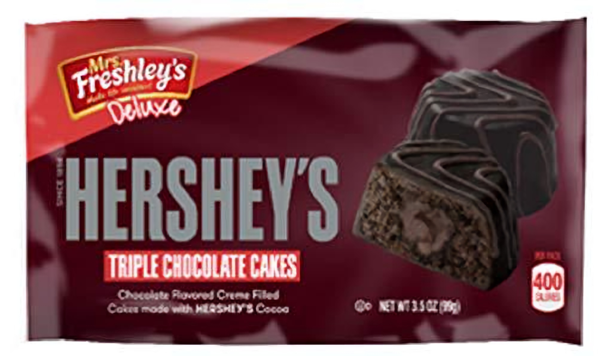 Mrs. Freshley's Cream Filled Triple Chocolate Cakes | Pack of 8 ...