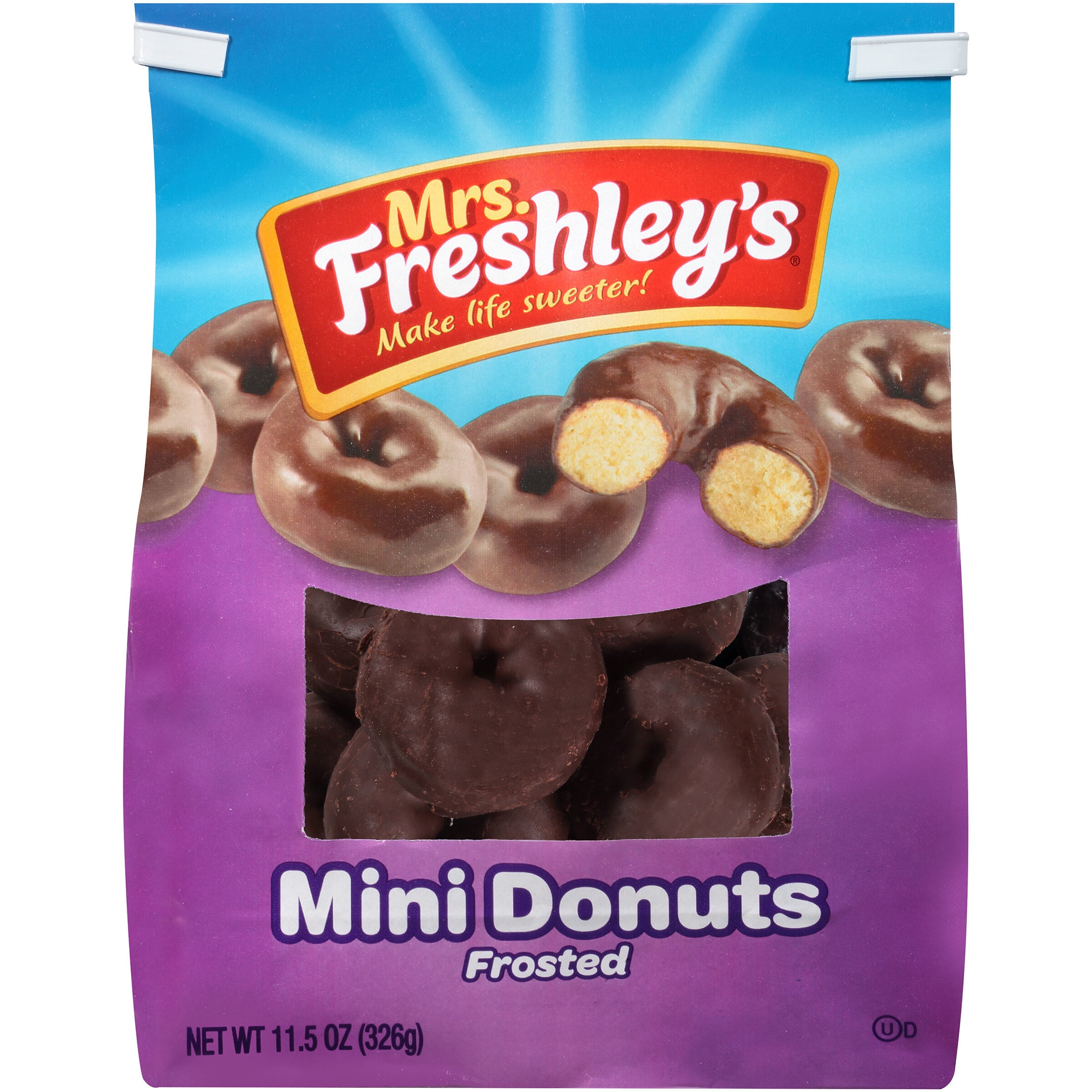 Mrs. Freshleys Frosted Mini Donuts for Office Snacks - Walmart Business ...