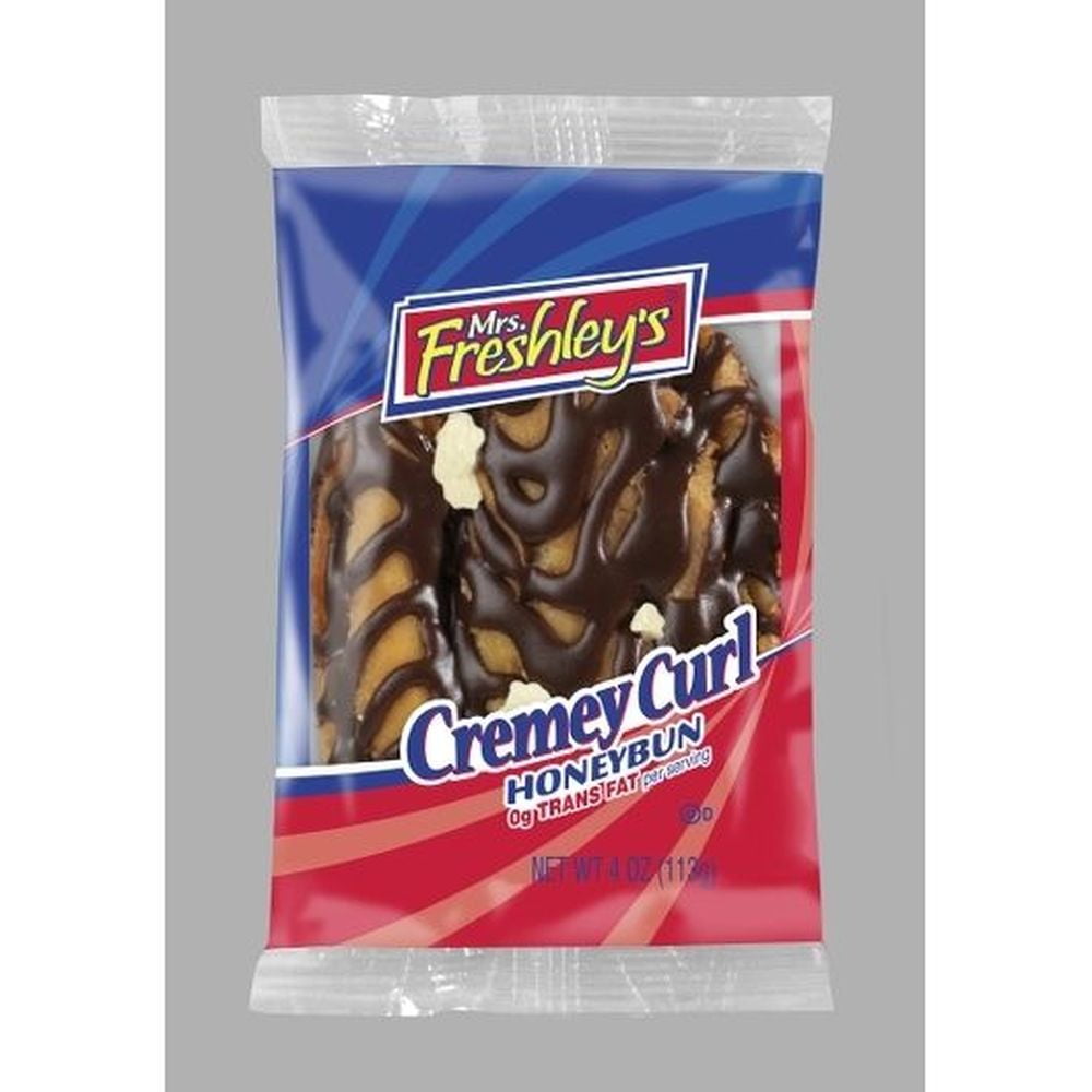 Mrs.Freshleys Cremy Curl Honey Bun, 4 Ounce -- 54 per case - Walmart.com