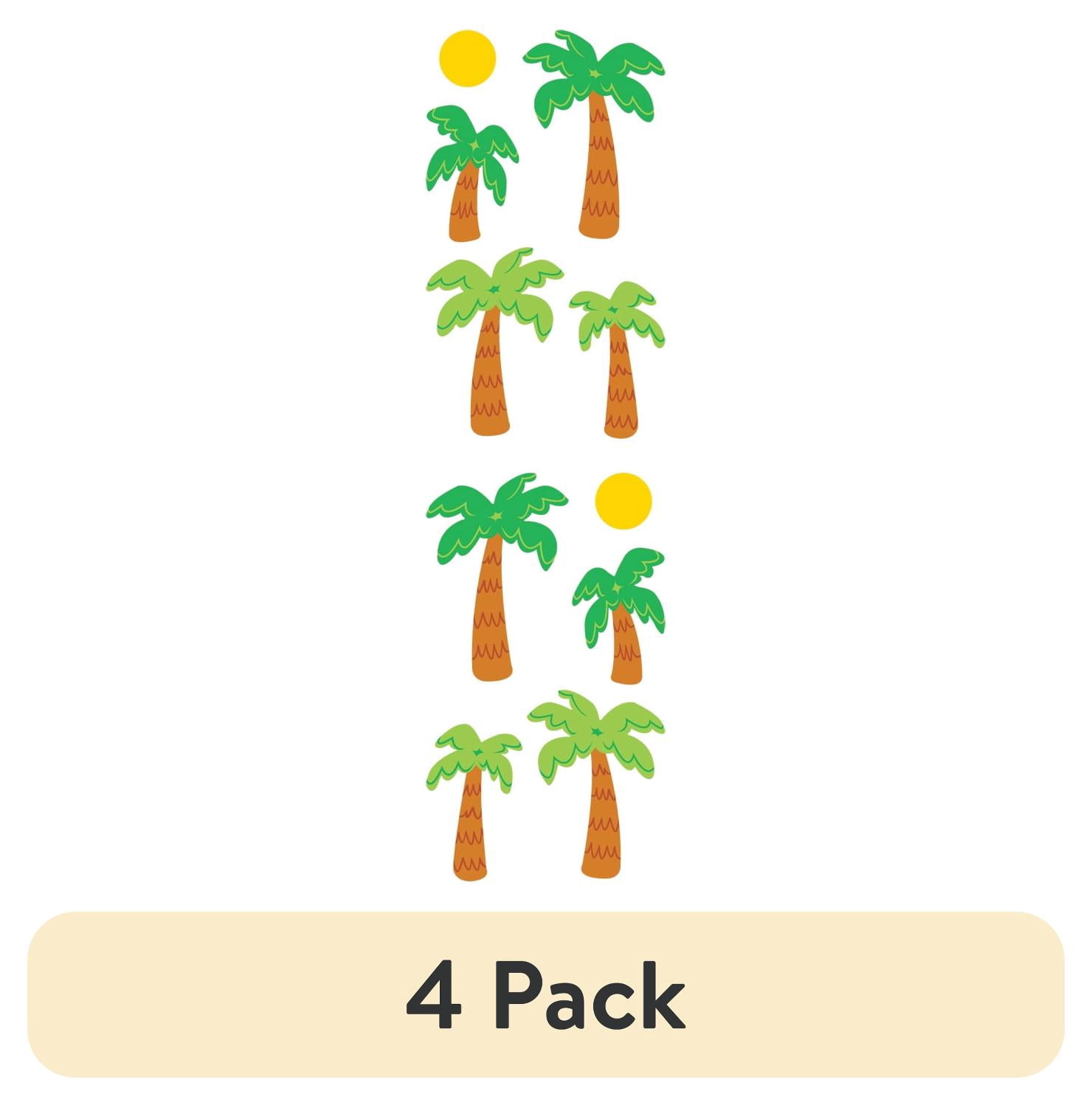 (4 pack) Mrs. Grossman's Stickers-Palm Trees & Sun - Walmart.com