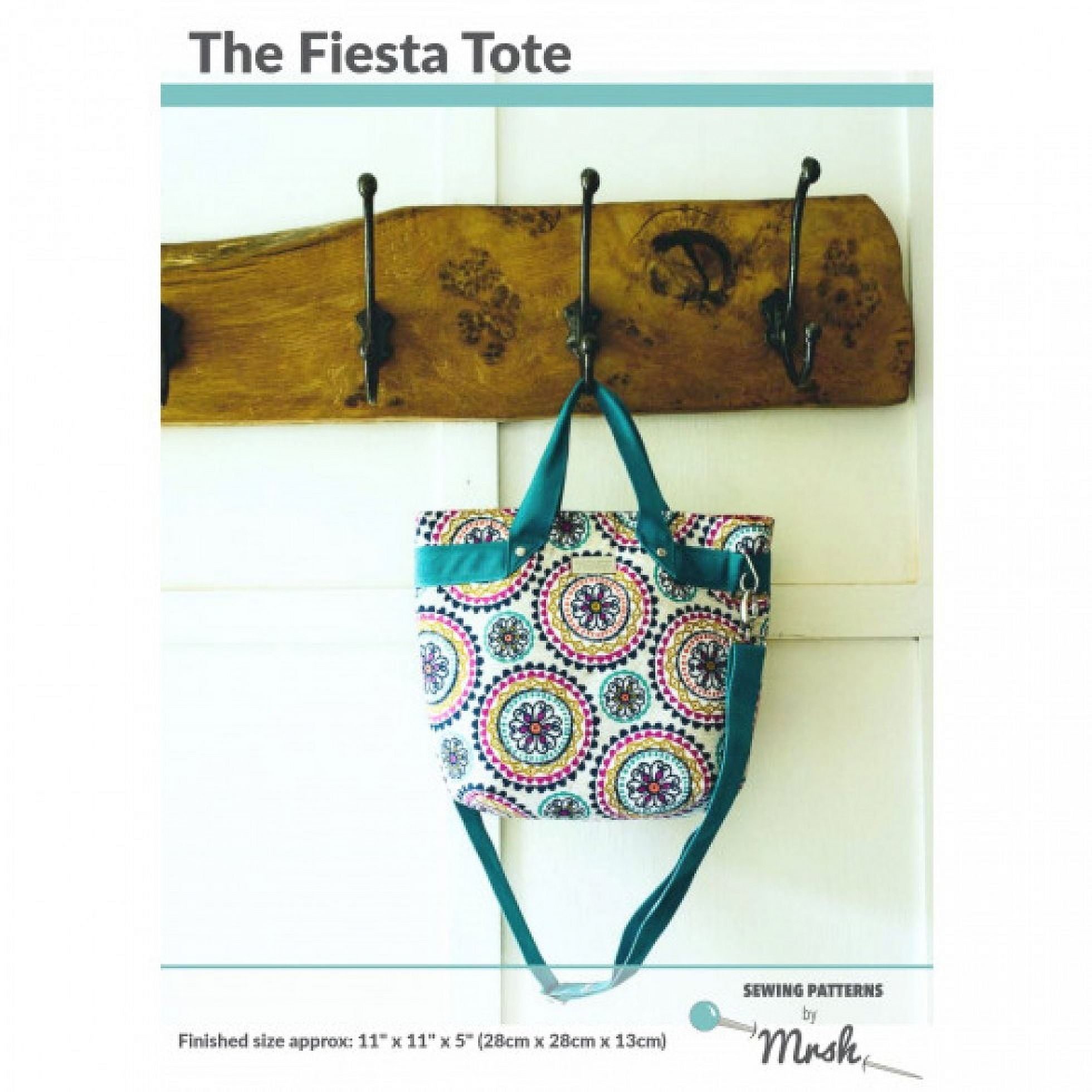 Mrs H Patterns Sewing Pattern The Fiesta Tote Bags - Walmart.com