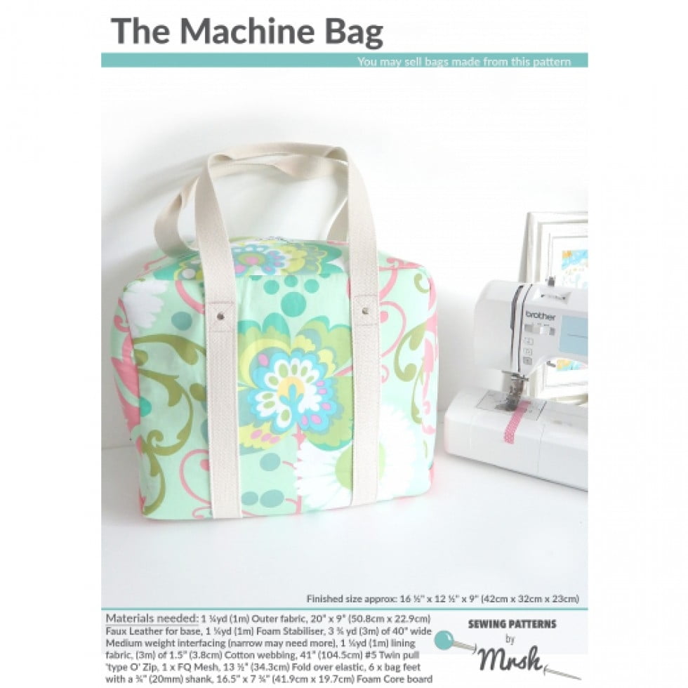 Mrs H Patterns Sewing Pattern The Machine Bag Bags - Walmart.com