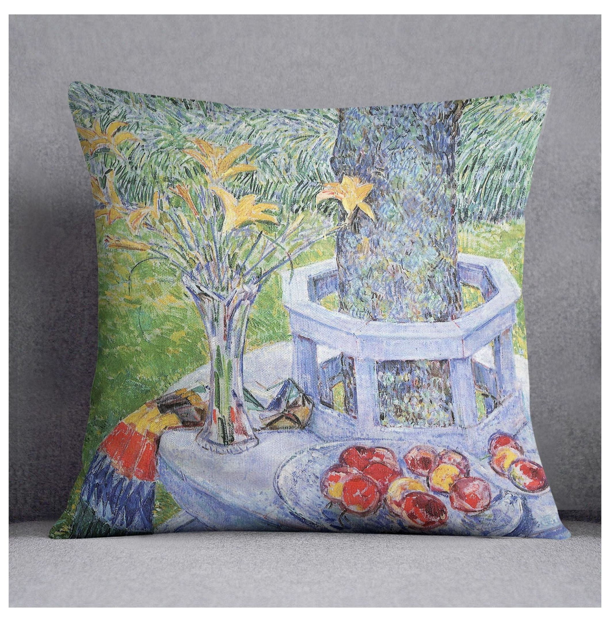 Mrs. Hassams Garten in East Hampton by Hassam Cushion - Walmart.com