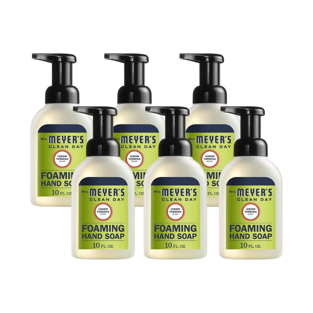 Mrs Meyer S Clean Day Foaming Hand Soap Lemon Verbena 10 Fl Oz Pack