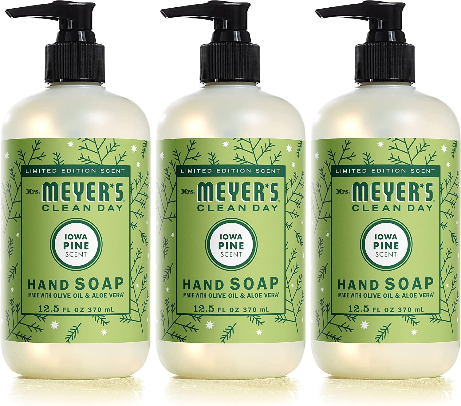 Mrs. Meyer's Hand Soap, Iowa Pine Scented, Made with Essential Oils, 12 ...