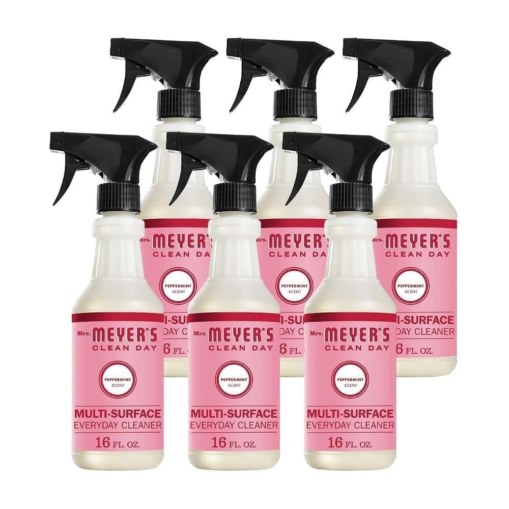 Mrs. Meyer‚Äôs Multi-Surface Cleaner, 16 Oz Pack Of 6, Peppermint ...