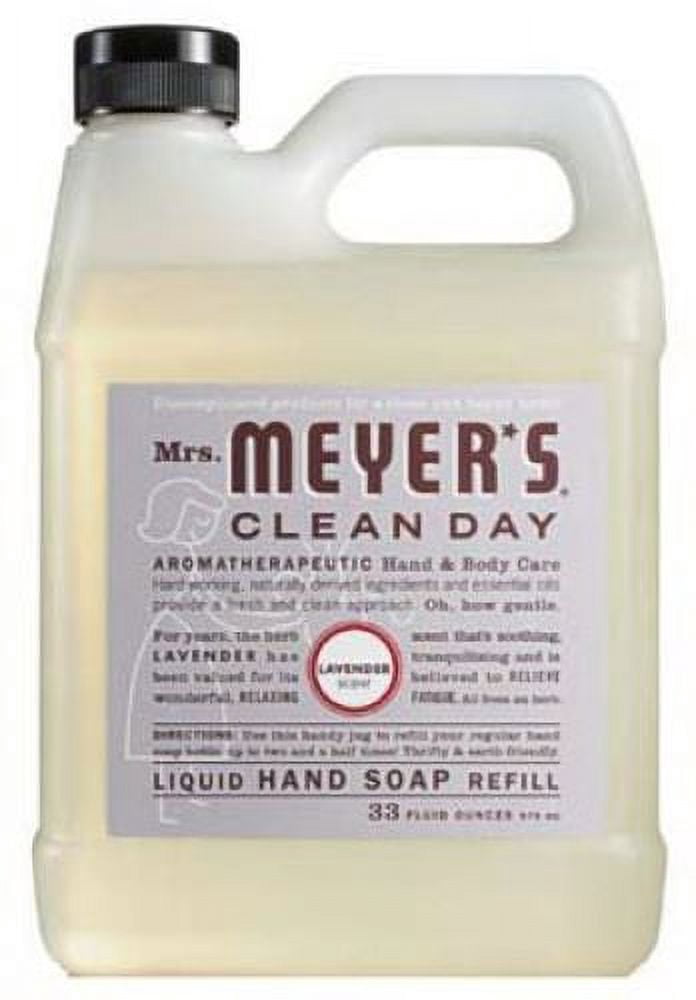 Mrs. Meyer's 11163 33 oz Bottle of Lavender Scent Liquid Hand Soap ...
