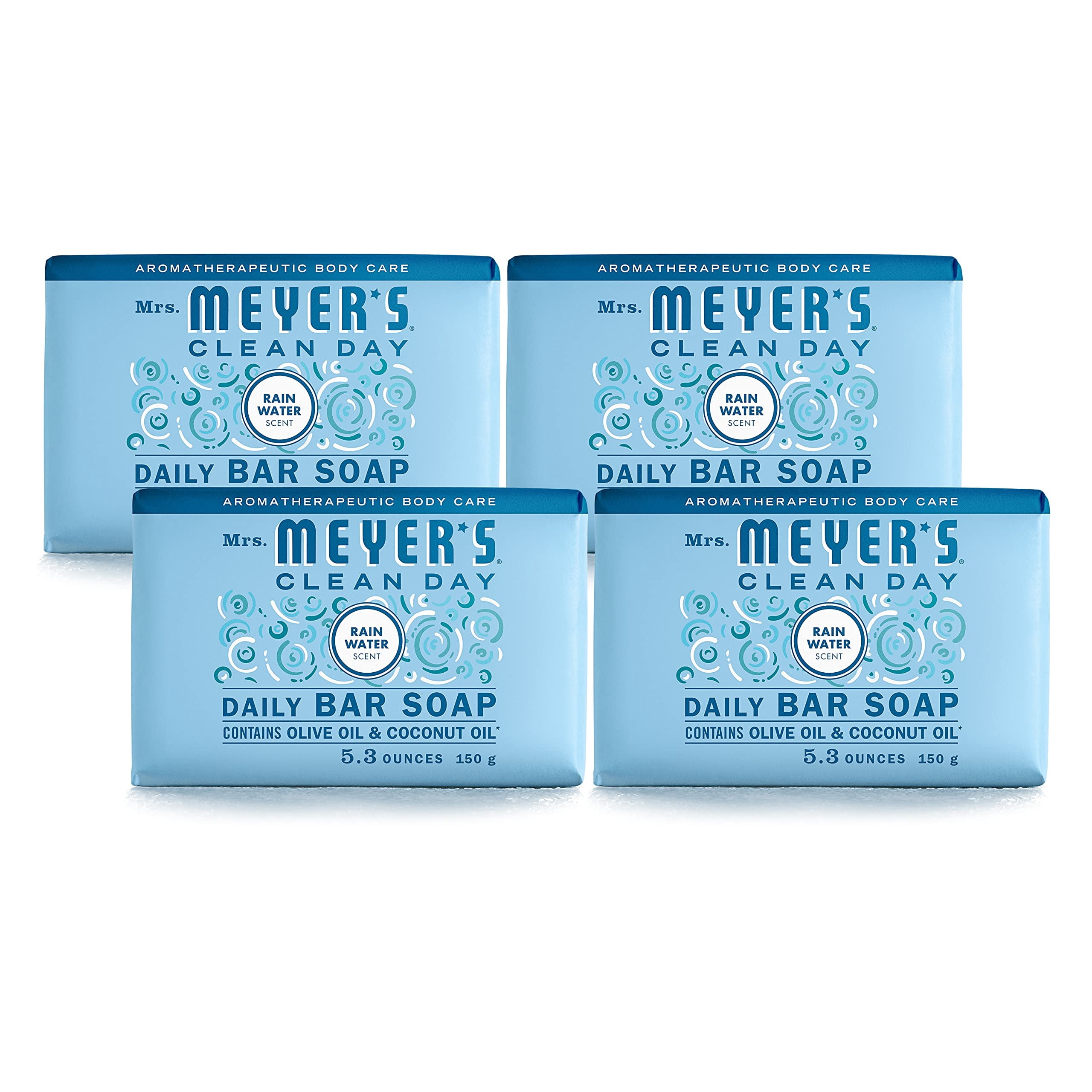 Mrs. Meyer's Bar Soap, ZS23 Use as Body Wash or Hand Soap, Made with ...