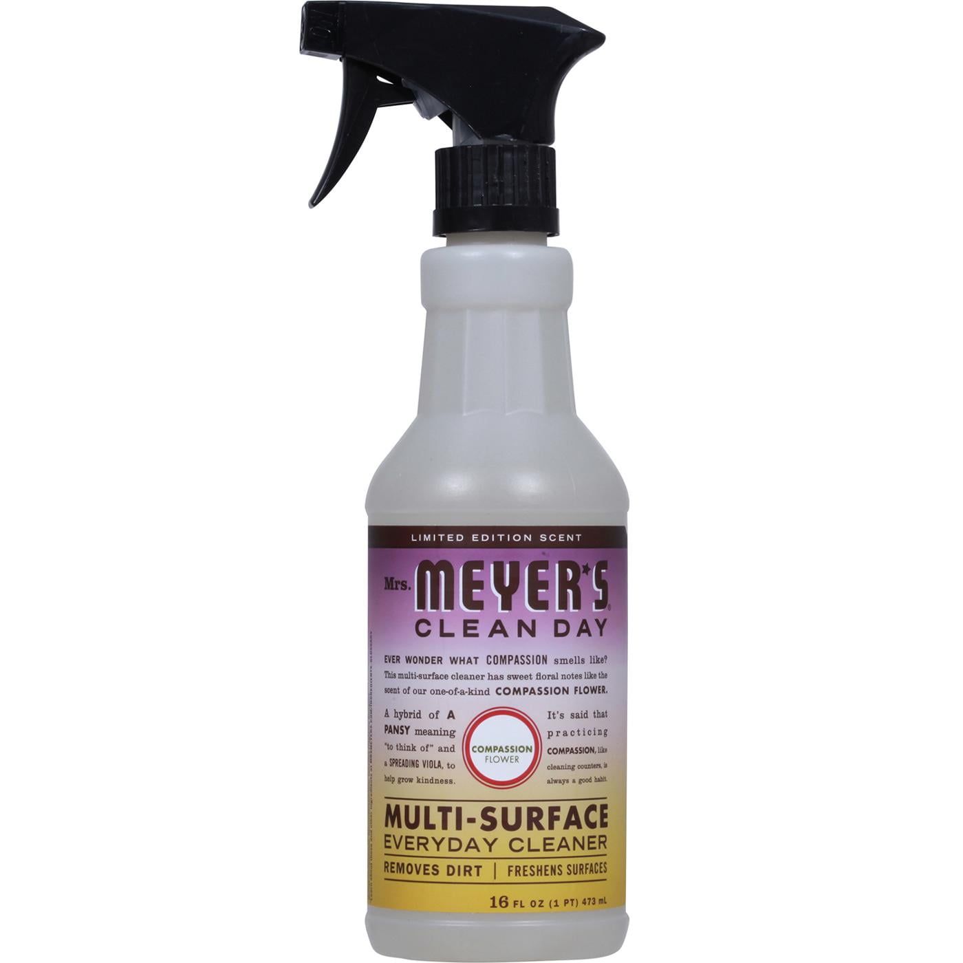 Mrs. Meyer's Clean Day Compassion Flower Multi-Surface Everyday Cleaner ...