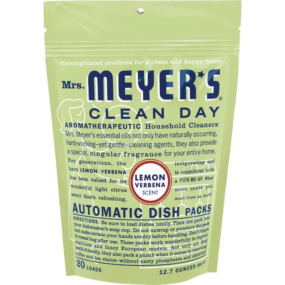 Mrs. Meyer's Clean Day Dishwasher Detergent Soap Packs - Walmart.com