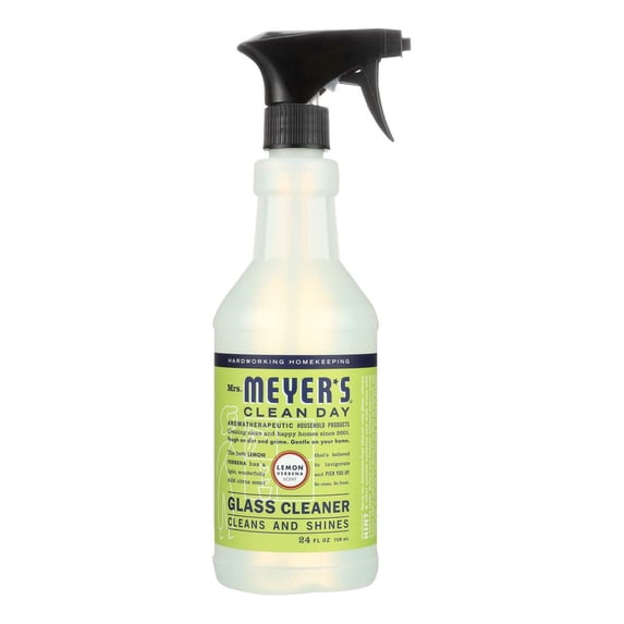 Mrs. Meyer's Glass Cleaner, Lemon Verbena Scent, Citrus Spray, 24 oz ...