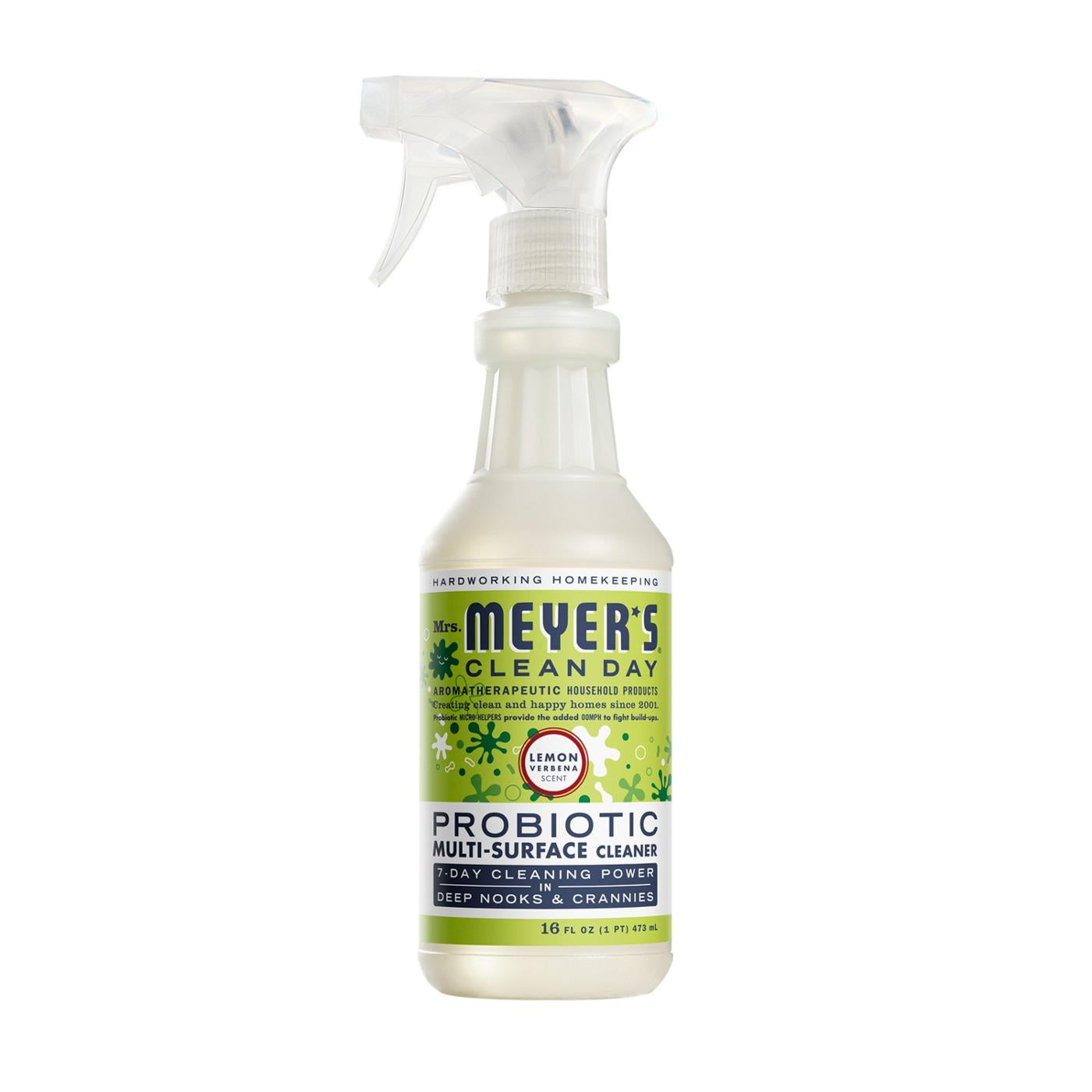Mrs. Meyer's Clean Day Lemon Verbena Probiotic Multi-Surface Cleaner ...