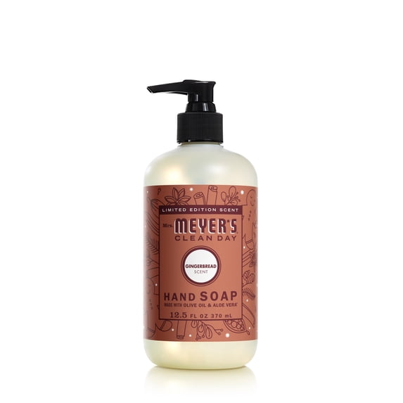 Mrs. Meyer's Clean Day Liquid Hand Soap, Limited Edition Gingerbread ...