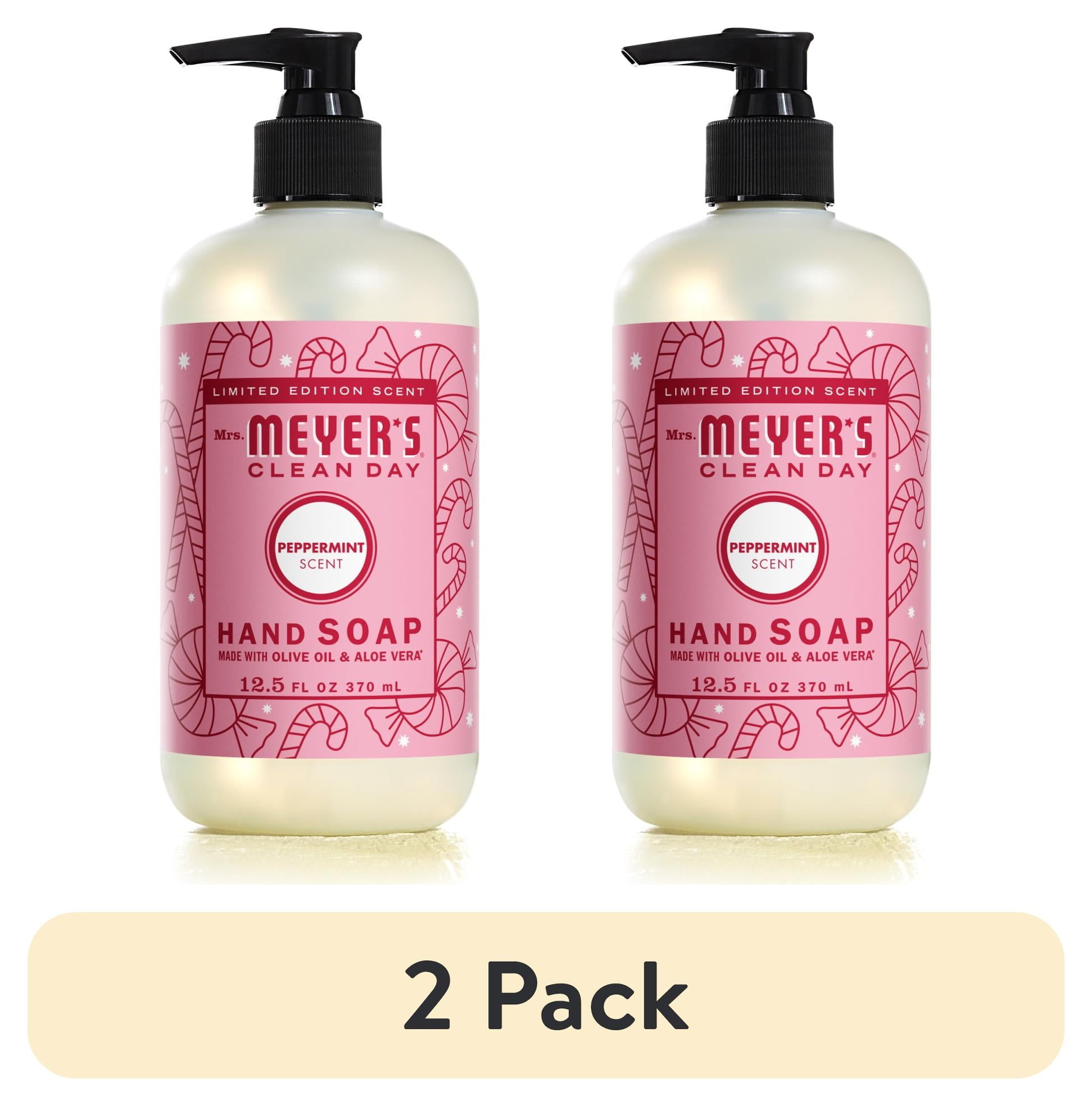(2 pack) Mrs. Meyer's Clean Day Liquid Hand Soap, Peppermint, 12.5 oz ...