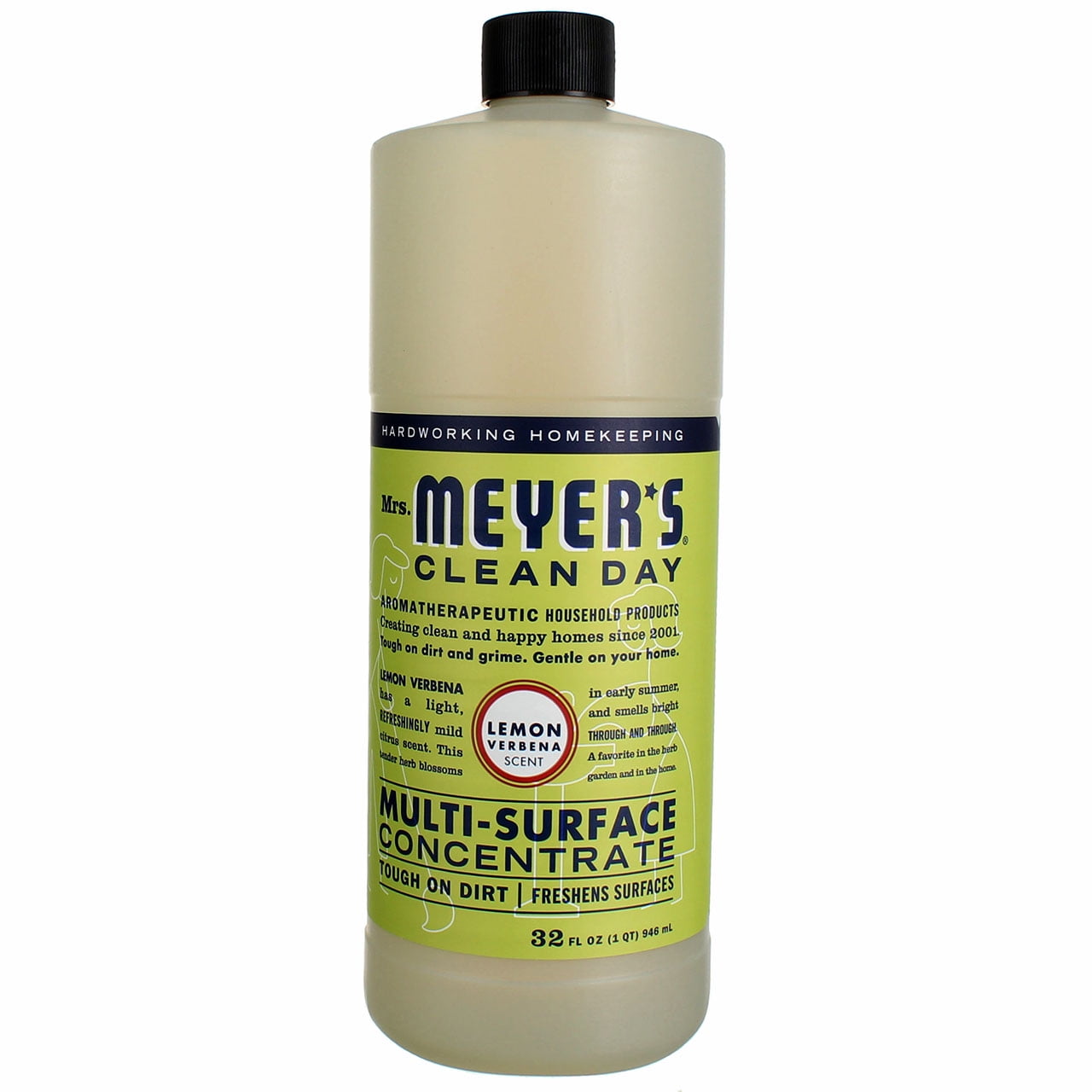 Mrs. Meyer's Clean Day Multi-Surface Concentrate, Lemon Verbena, 32 fl ...