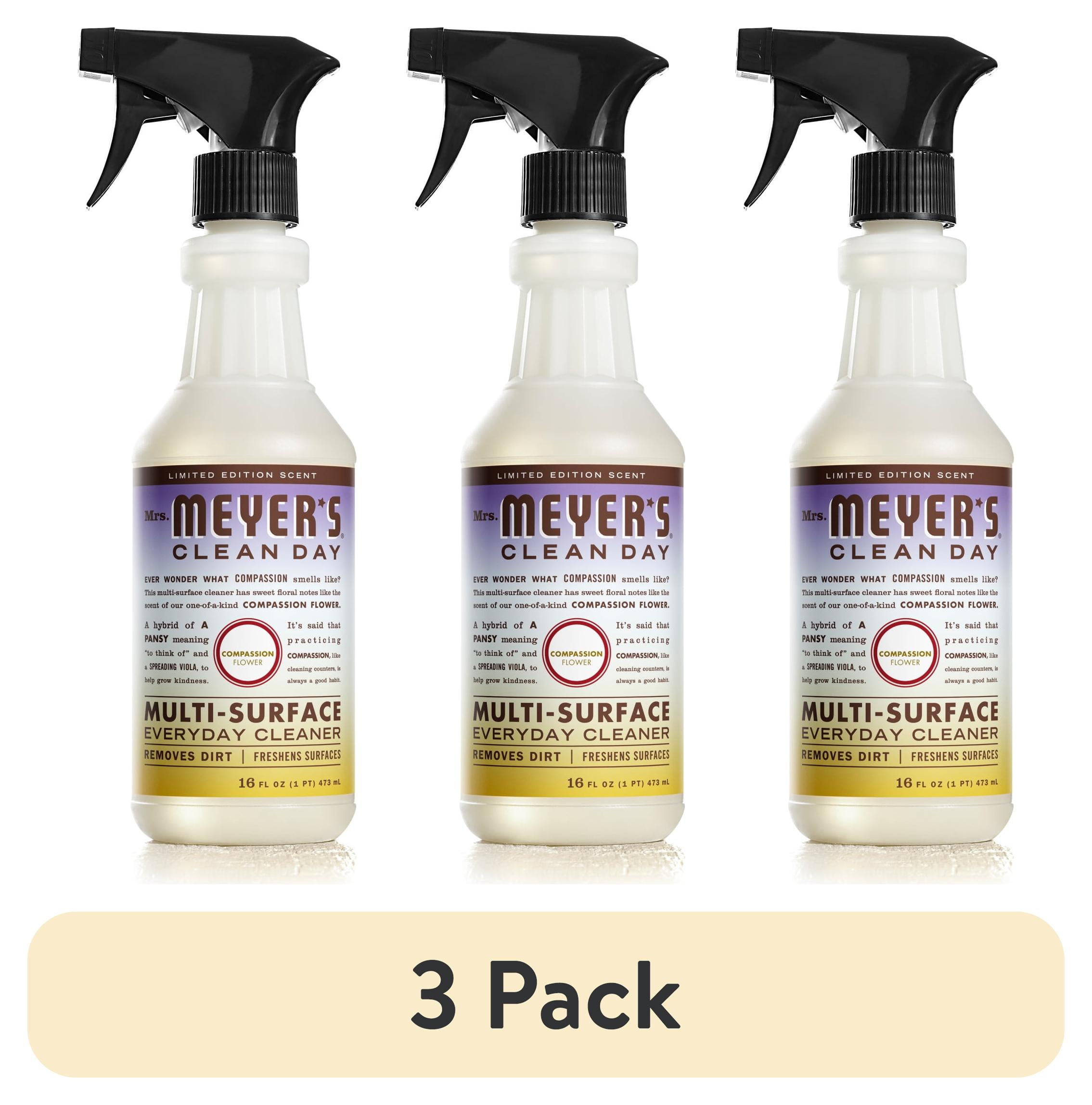 (3 pack) Mrs. Meyer’s Clean Day Multi-Surface Everyday Cleaner, Rain ...