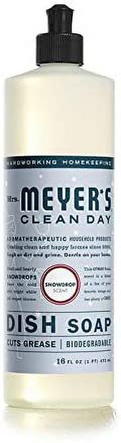 S.C. Johnson & Son Mrs. Meyer's Clean Day Snowdrop Scent Liquid Dish ...