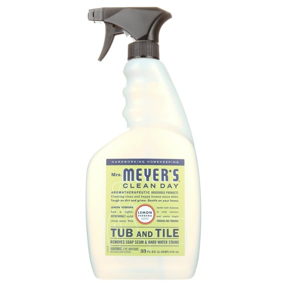 Mrs. Meyer's Clean Day 33 oz Lemon Verbena Bathroom Tub and Tile ...