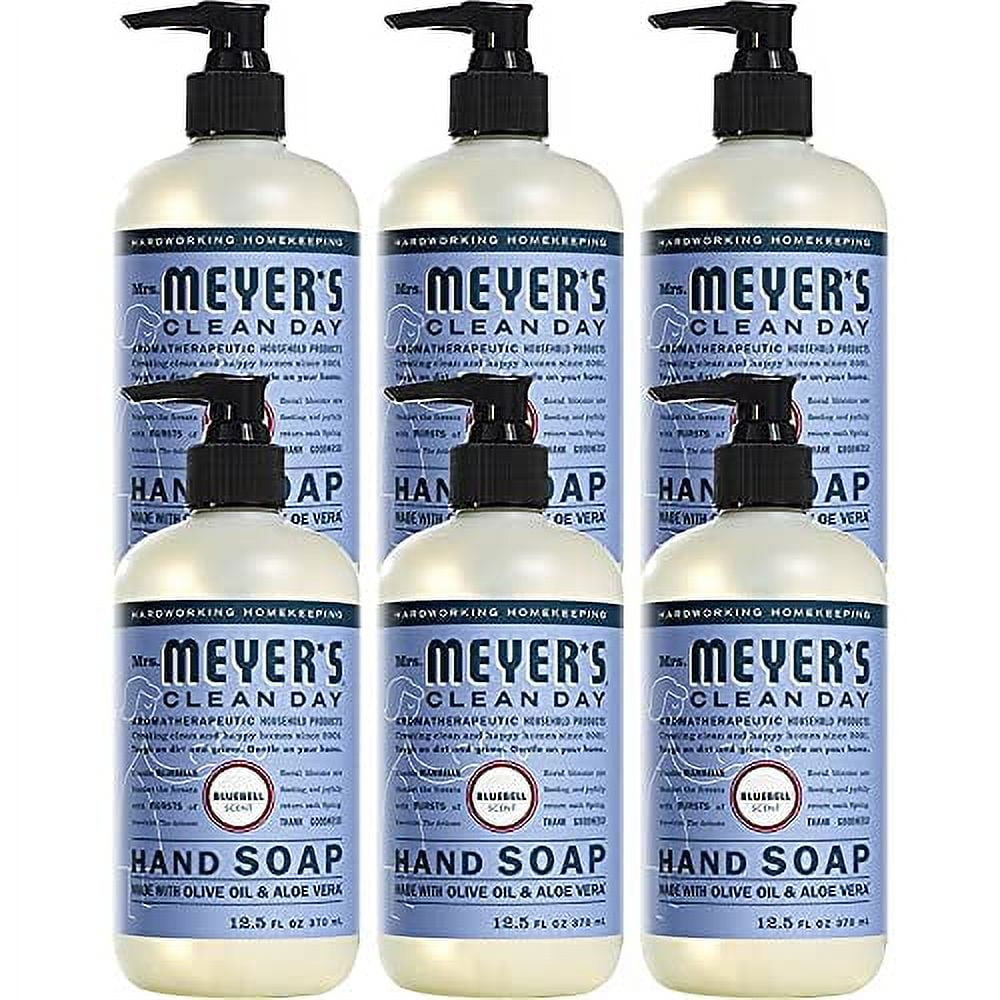 Mrs. Meyer's Liquid Hand Soap Bluebell, 12.5 Ounce (Pack of 6 ...