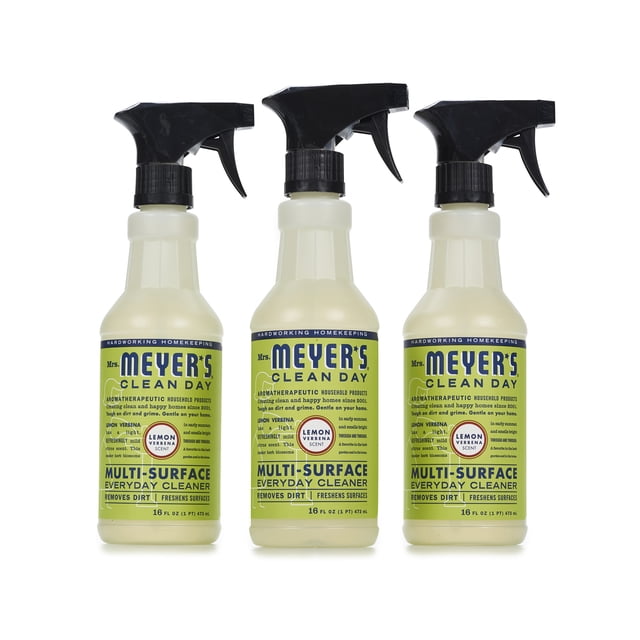 Mrs. Meyer's Multi-Surface Cleaner 3 x 16 oz. - Lemon Verbena - Walmart.com