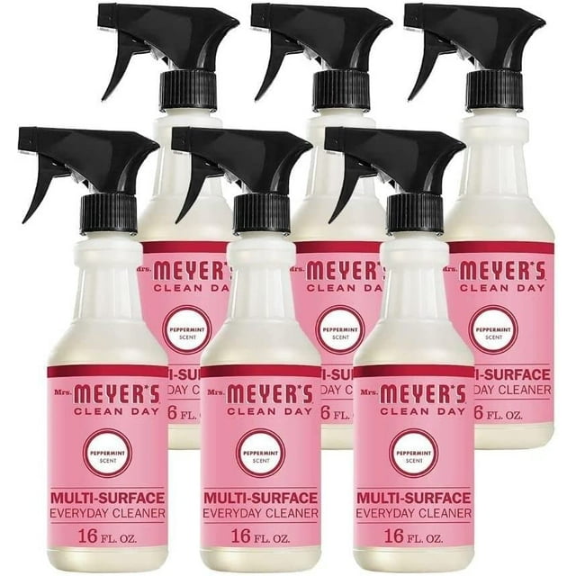 Mrs. Meyer's Cruelty-Free Multi-Surface Cleaner, Peppermint with Hint ...