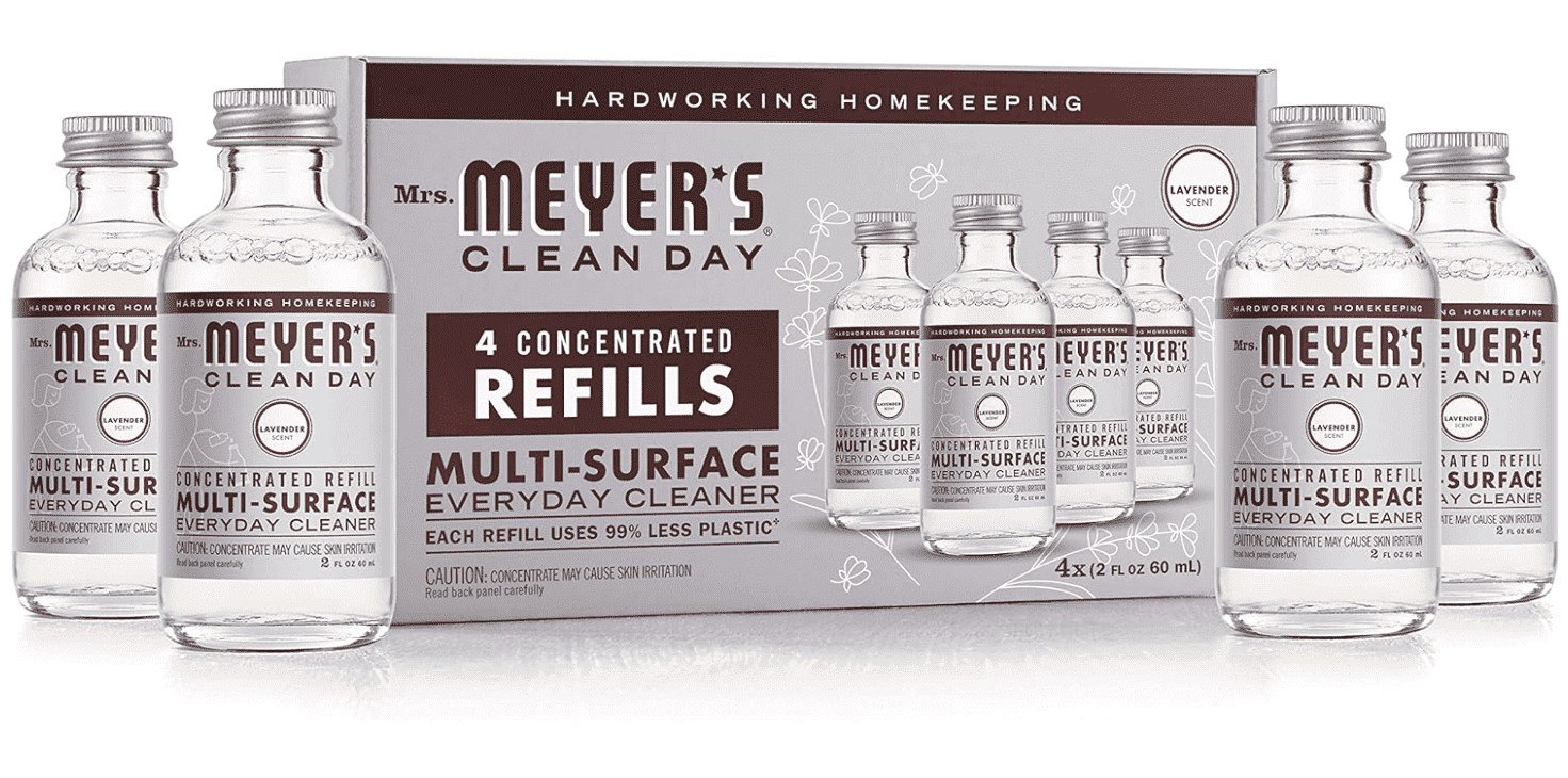 Mrs. Meyer's Multi-Surface Everyday Cleaner Concentrated Refills. 4 ...